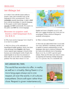 Sound Reasons for Becoming a Balanced Bilingual - Tesol-Edu Services